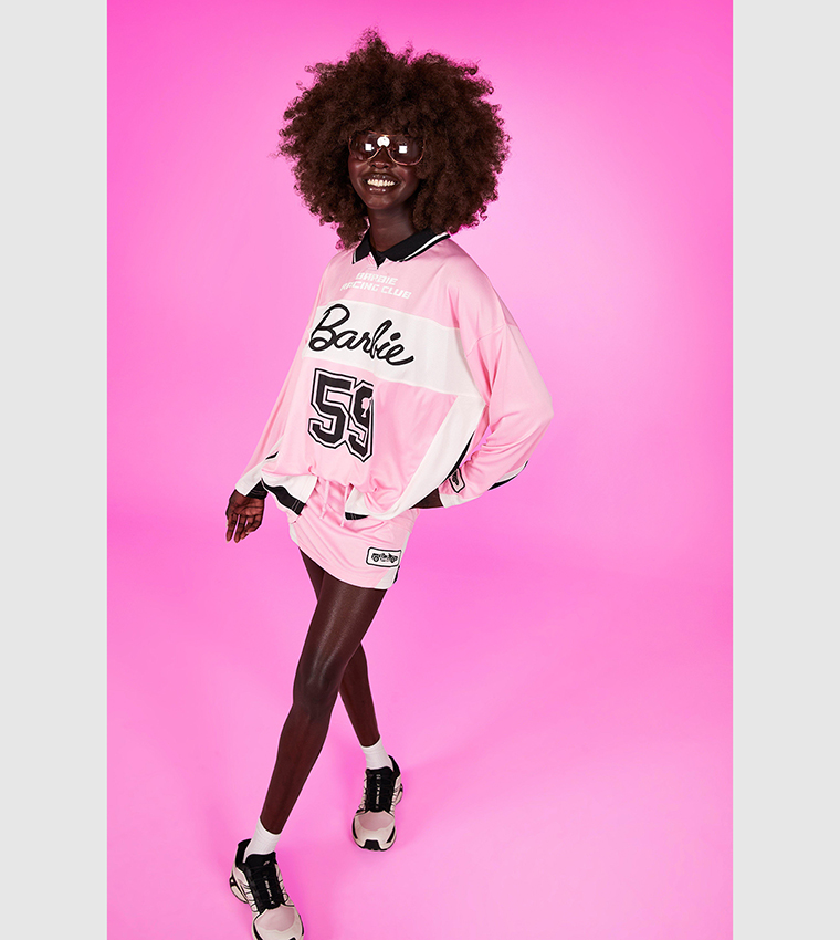 Buy Boohoo Barbie Moto Micro Mini Skirt In Pink | 6thStreet Bahrain