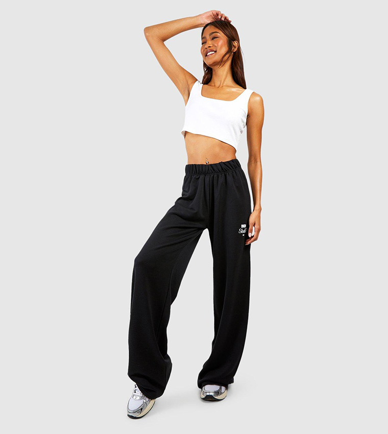 Buy Boohoo Design Studio Bubble Print Joggers In Black | 6thStreet ...