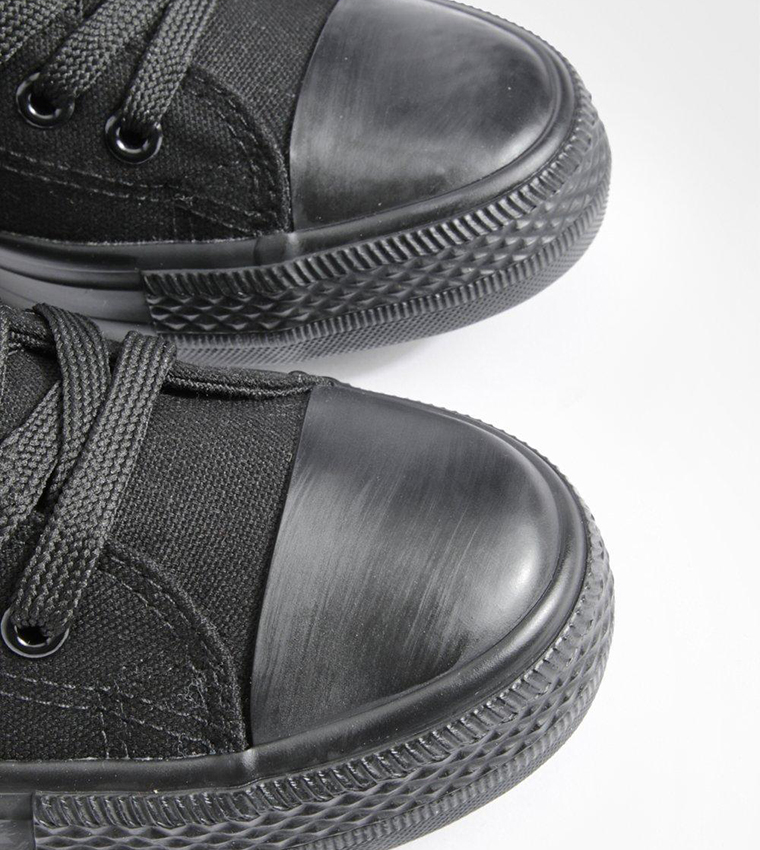 Buy Boohoo Low Top Lace Up Trainers In Black | 6thStreet Saudi Arabia