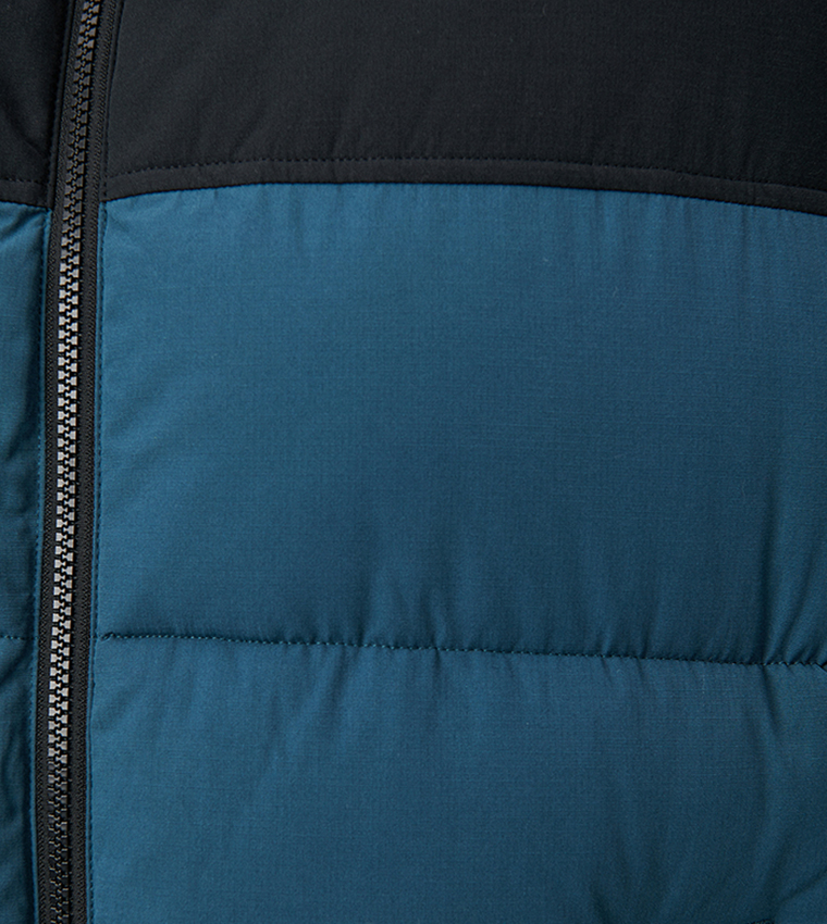 Buy Mavi Color Block Hooded Gilet In Blue | 6thStreet Qatar