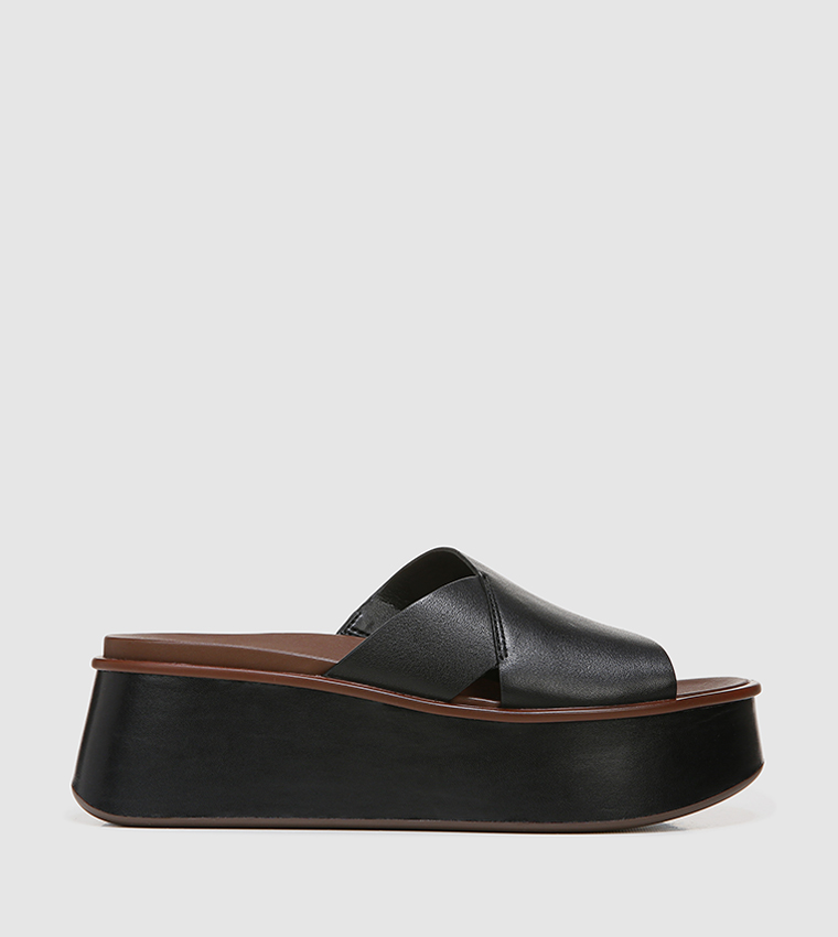 Buy Naturalizer PACER Platform Heel Sandals In Black | 6thStreet UAE