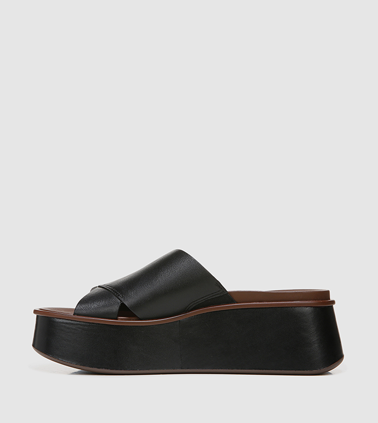Buy Naturalizer PACER Platform Heel Sandals In Black | 6thStreet UAE