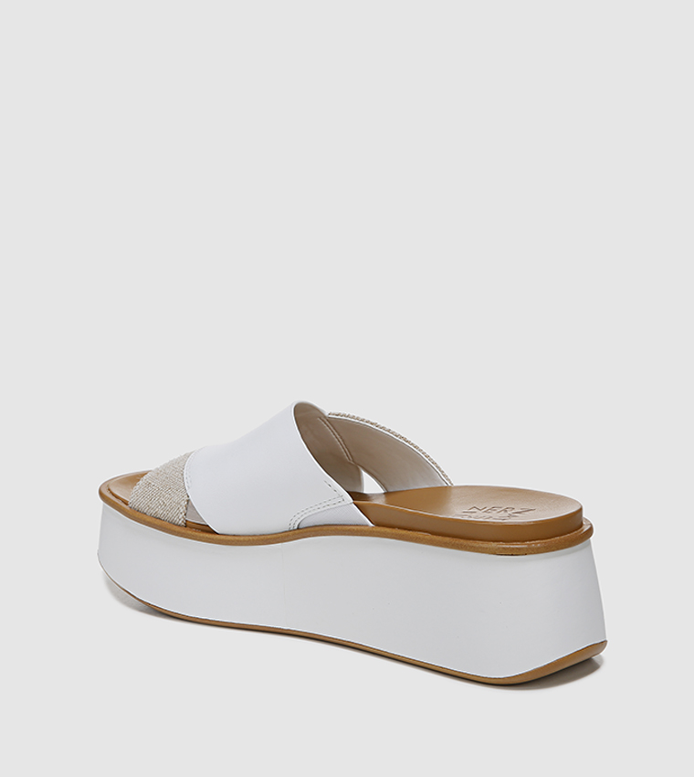 Buy Naturalizer PACER Platform Heel Sandals In White | 6thStreet UAE