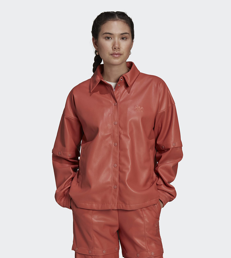 Buy Adidas Always Original Faux Leather Track Suit In Brown | 6thStreet ...
