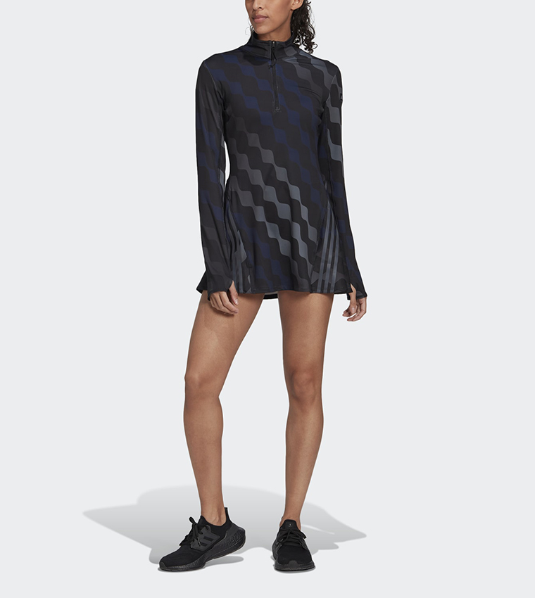 Buy Adidas Marimekko Run Icon 3 Stripes Dress In Black | 6thStreet Qatar