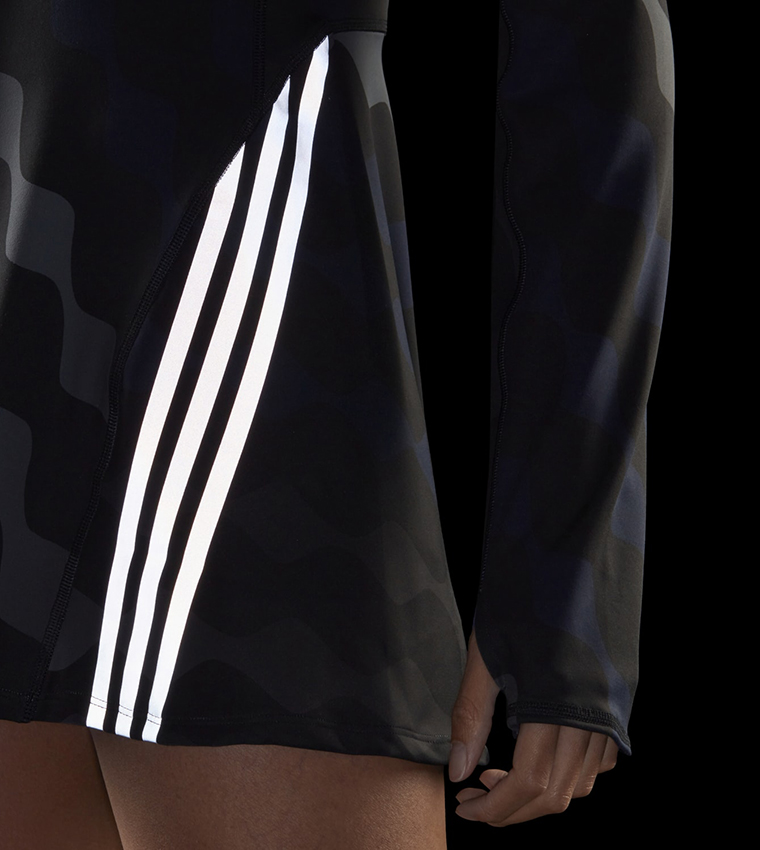Buy Adidas Marimekko Run Icon 3 Stripes Dress In Black | 6thStreet Qatar