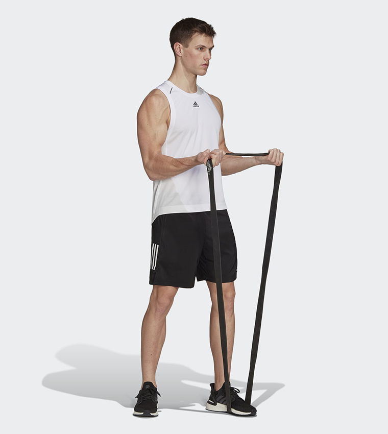 Buy Adidas Solid Training Shorts In Black | 6thStreet Qatar