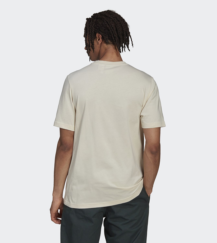 Buy Adidas Graphics Mellow Ride Club Crew Neck T Shirt In Off White ...