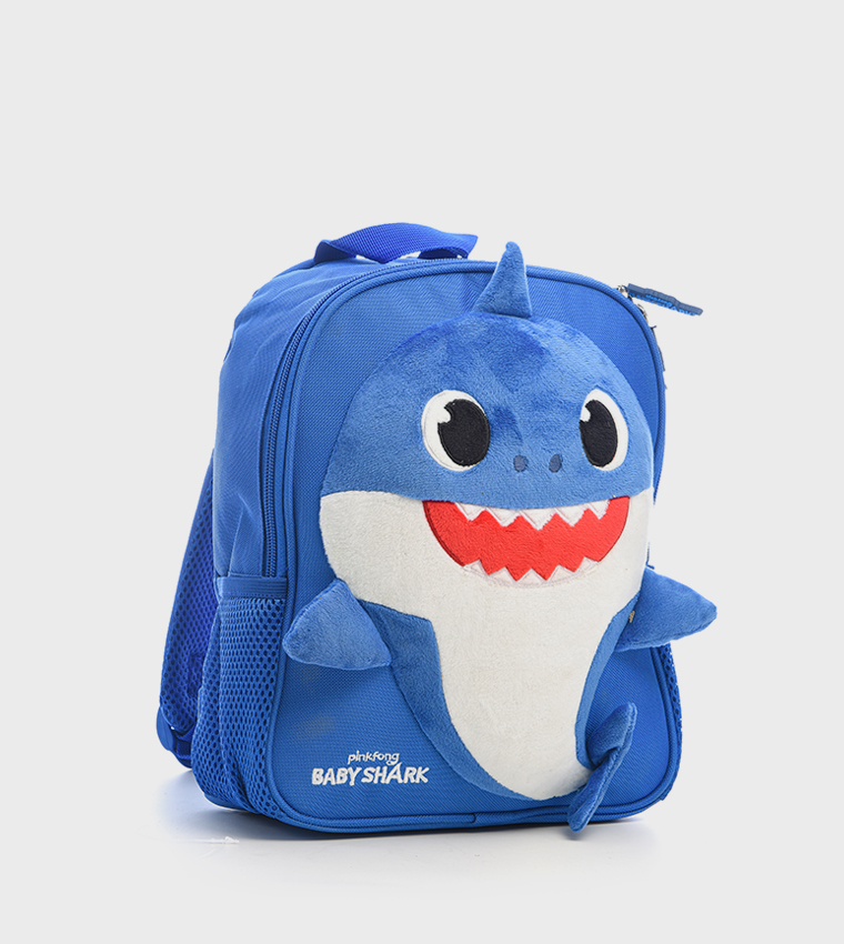 Buy BABY SHARK HOLLYWOOD MAGIC Baby Shark Print Backpack With Pencil ...