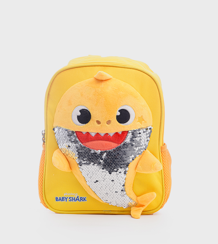 Buy BABY SHARK HOLLYWOOD MAGIC Baby Shark Print Backpack With Pencil ...