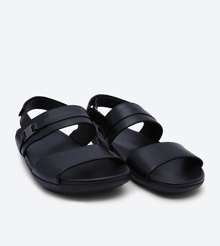 Buy Hush Puppies Bernat Orva Sandals Black In Black | 6thStreet Qatar