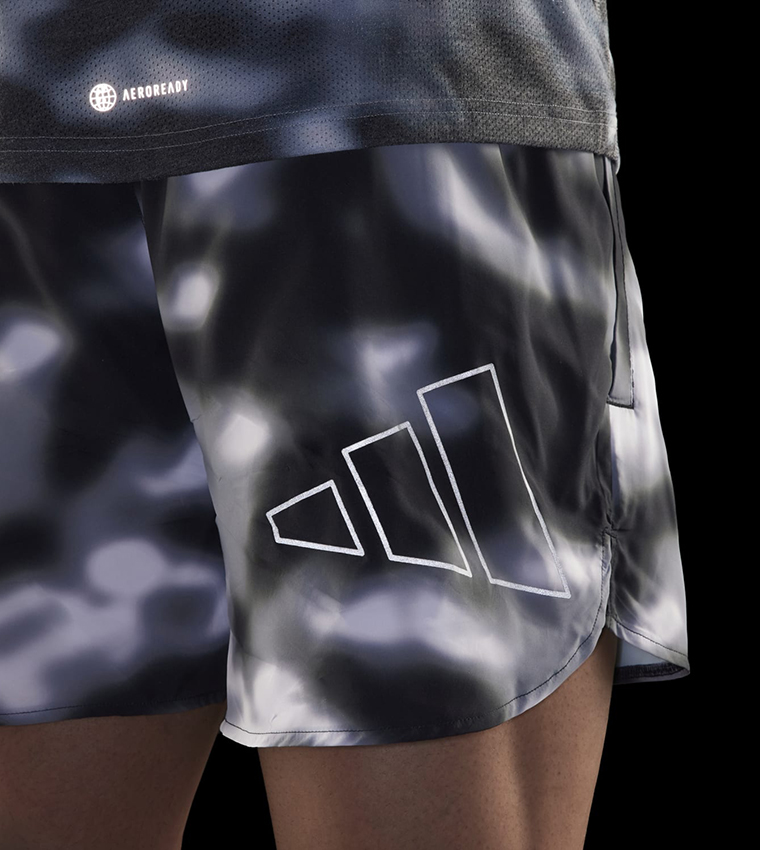 Buy Adidas Run Icons Logo Graphic AOP Shorts In Multiple Colors ...