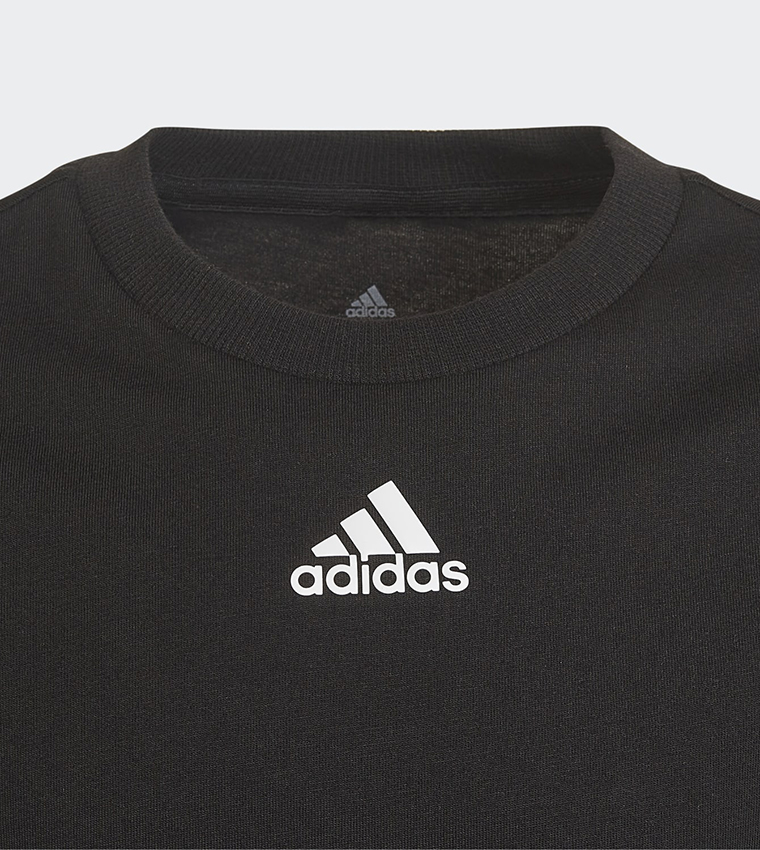 Buy Adidas Future Icons 3 Stripes T Shirt In Black | 6thStreet Bahrain