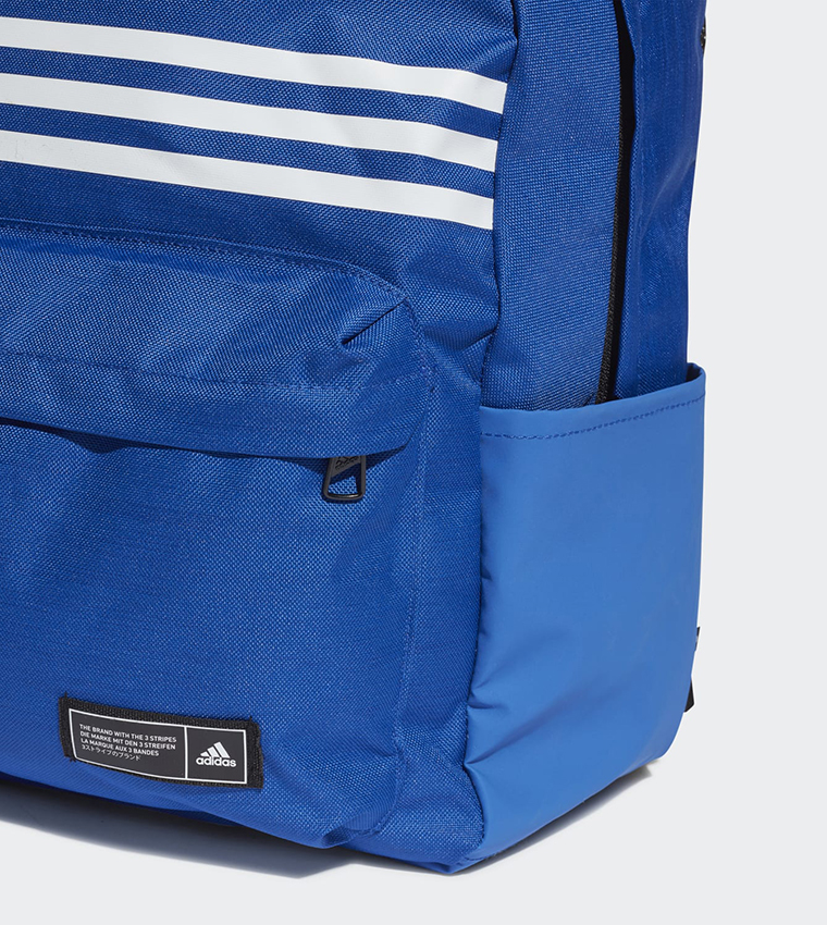 Buy Adidas Classic 3 Stripes Horizontal Backpack In Blue | 6thStreet UAE
