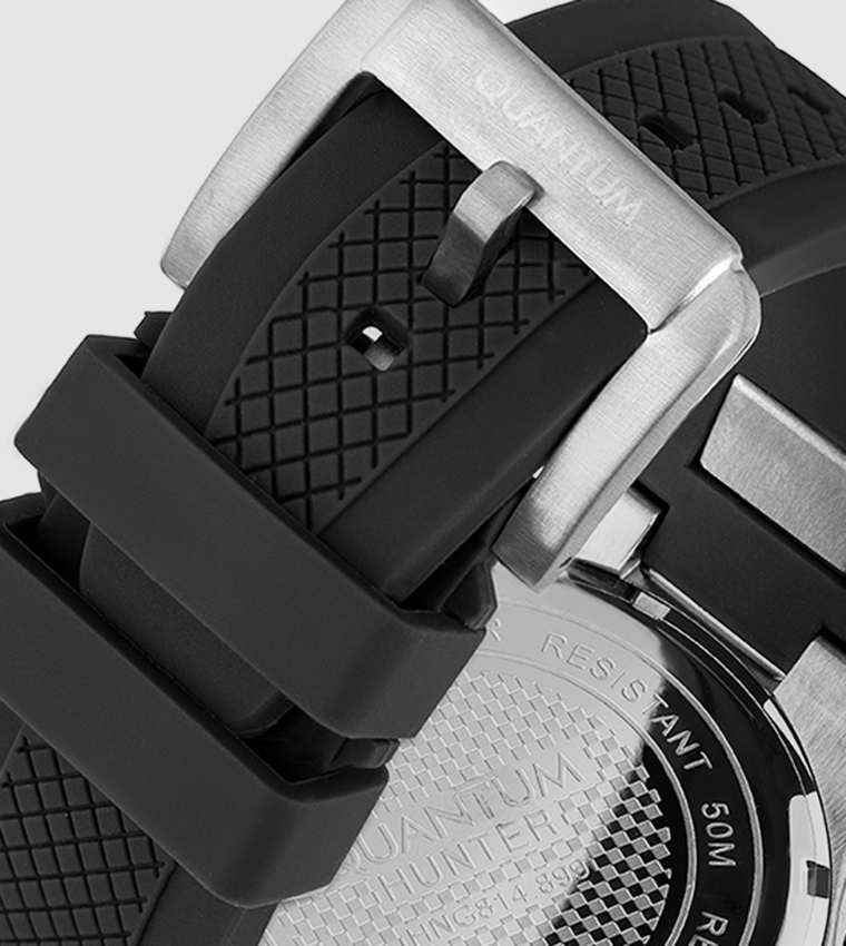 Buy Quantum Chronograph Black Dial Analog Watch In Black | 6thStreet UAE