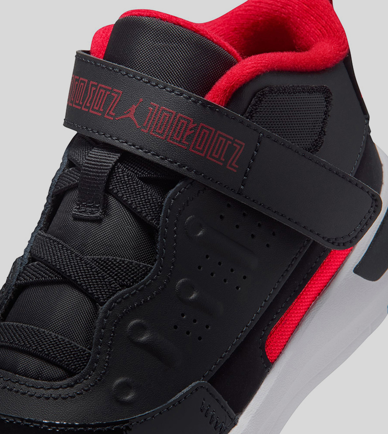 Buy Nike JORDAN MAX AURA 7 High Top Velcro Basketball Shoes In Black ...