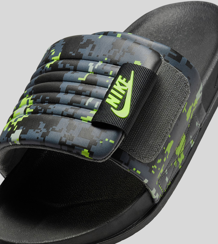 Buy Nike OFFCOURT ADJUST Open Toe Slides In Black | 6thStreet Saudi Arabia