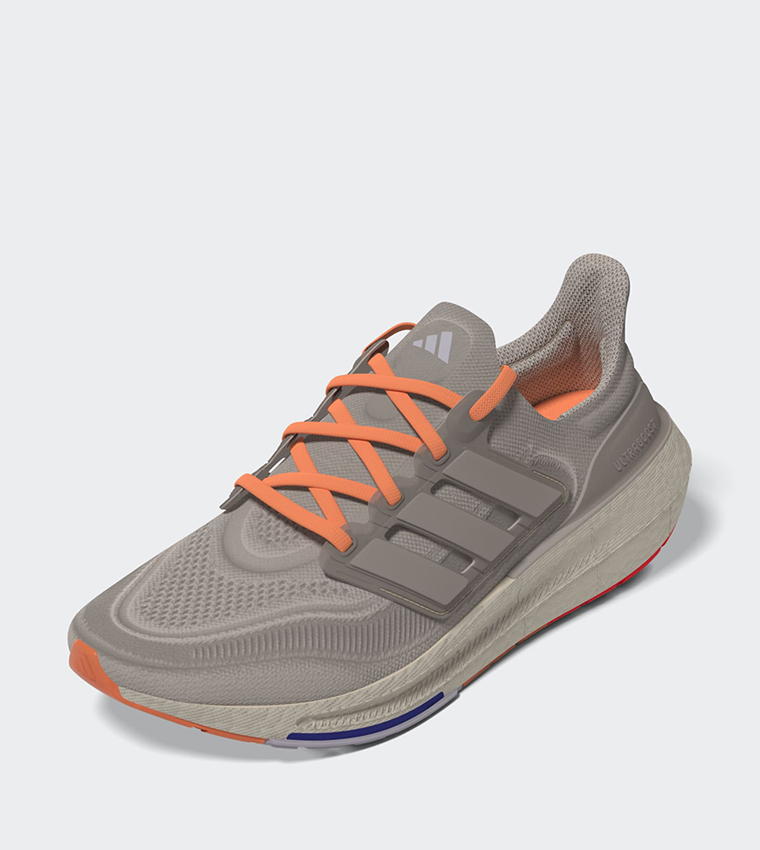Buy Adidas ULTRABOOST LIGHT Mesh Lace Up Running Shoes In Beige ...