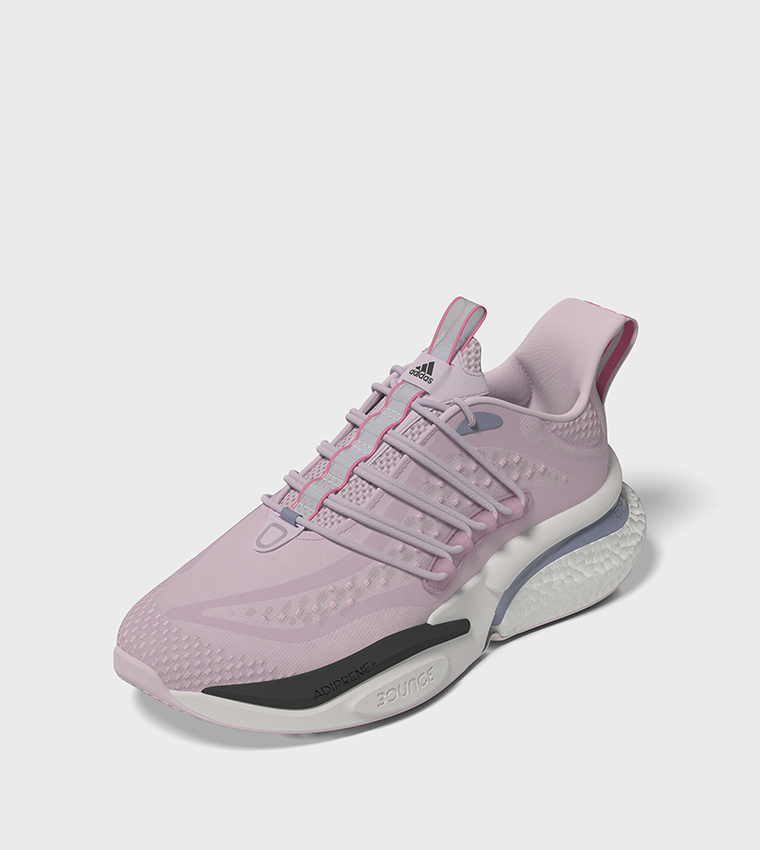 Buy Adidas Alpha Boost Textured Lace Up Running Shoes In Multiple ...