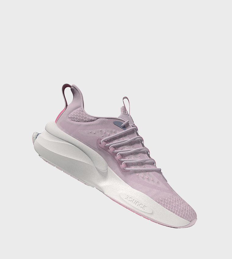 Buy Adidas Alpha Boost Textured Lace Up Running Shoes In Multiple ...