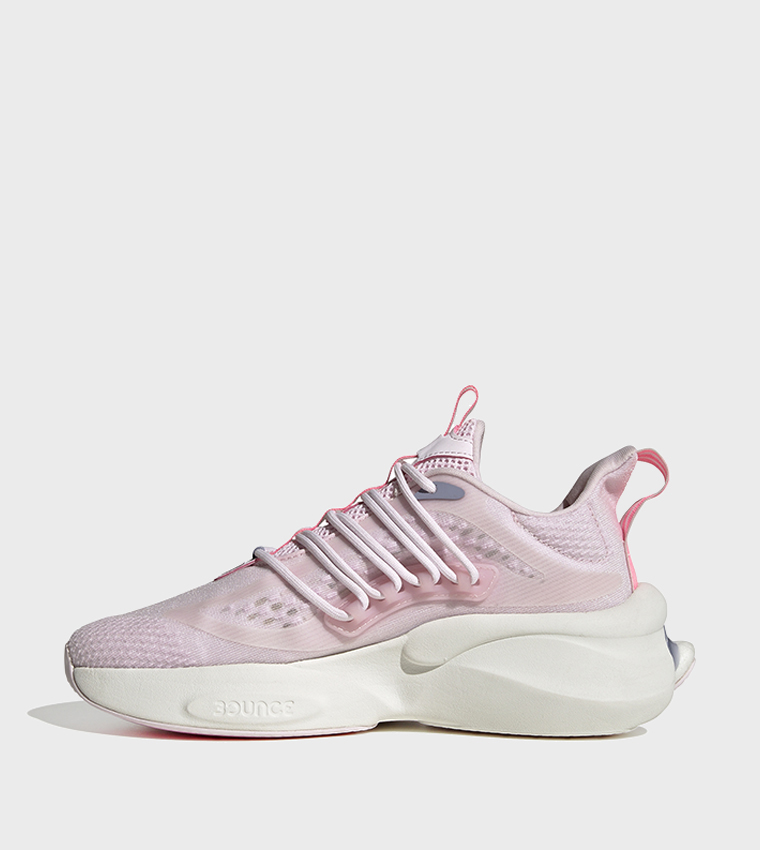 Buy Adidas Alpha Boost Textured Lace Up Running Shoes In Multiple ...