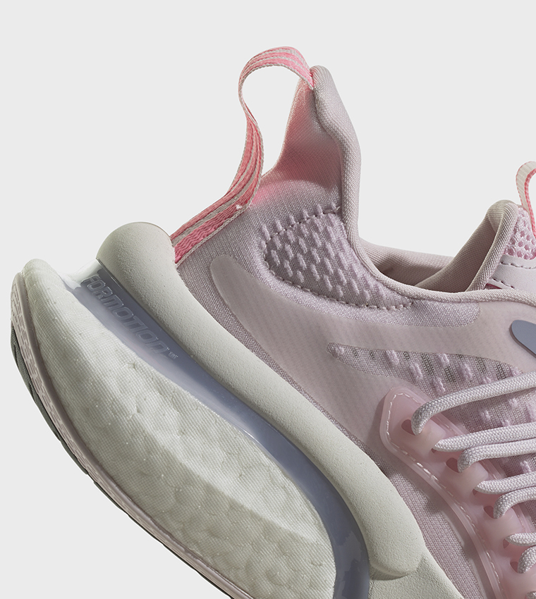 Buy Adidas Alpha Boost Textured Lace Up Running Shoes In Multiple ...