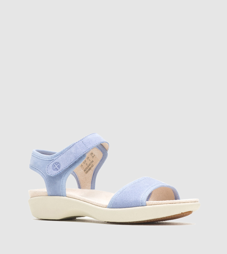 Buy Hush Puppies Dorri Qtr Strapy Flat Sandals In Blue | 6thStreet UAE
