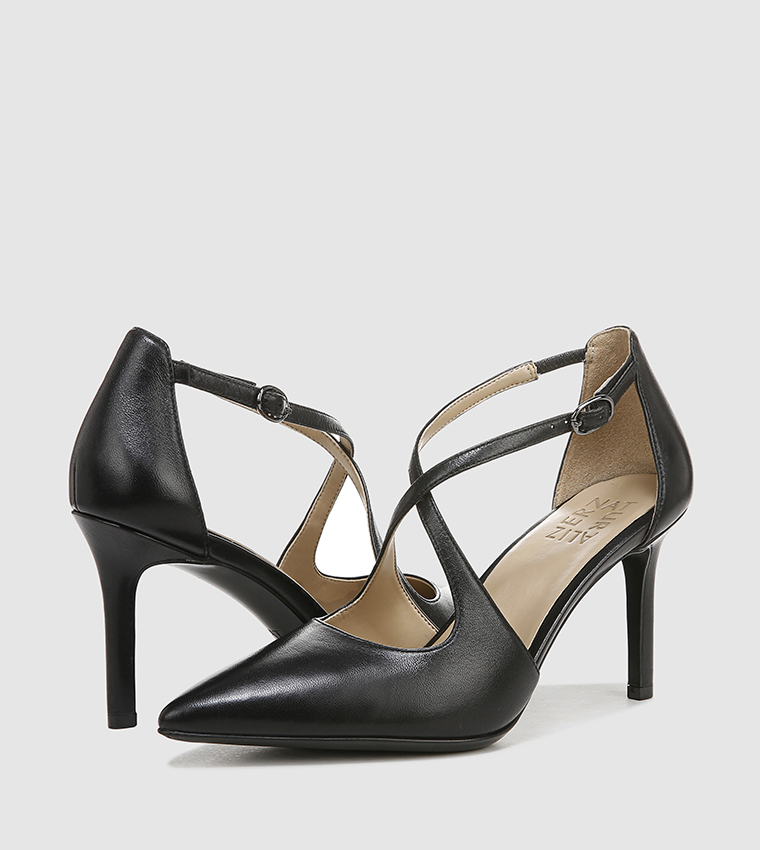 Buy Naturalizer NAANNE Criss Cross Detail Pumps In Black | 6thStreet UAE
