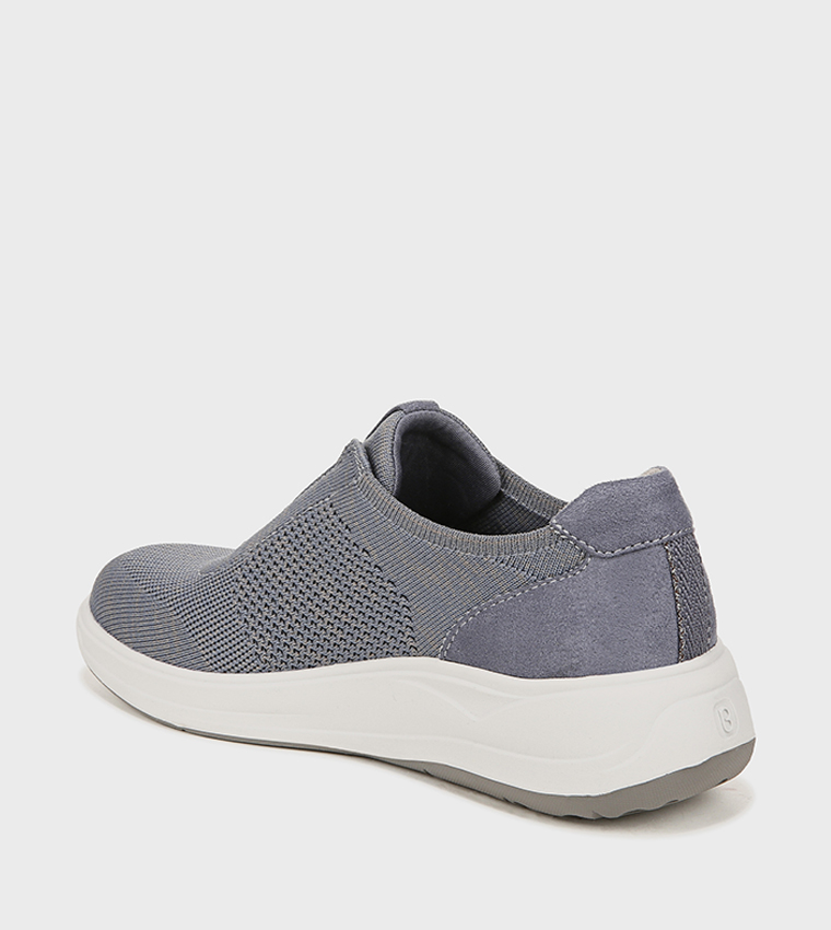 Buy Bzees TROPHY Knitted Slip On Shoes In Grey | 6thStreet UAE