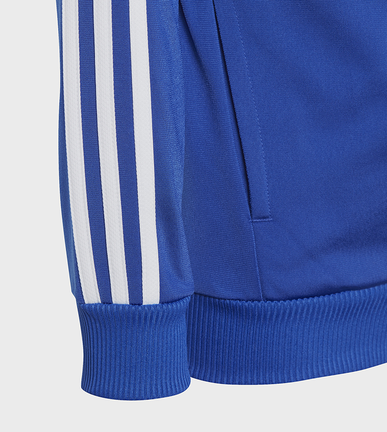 Buy Adidas Tiberio 3 Stripes Color Block Tracksuit In Blue | 6thStreet ...
