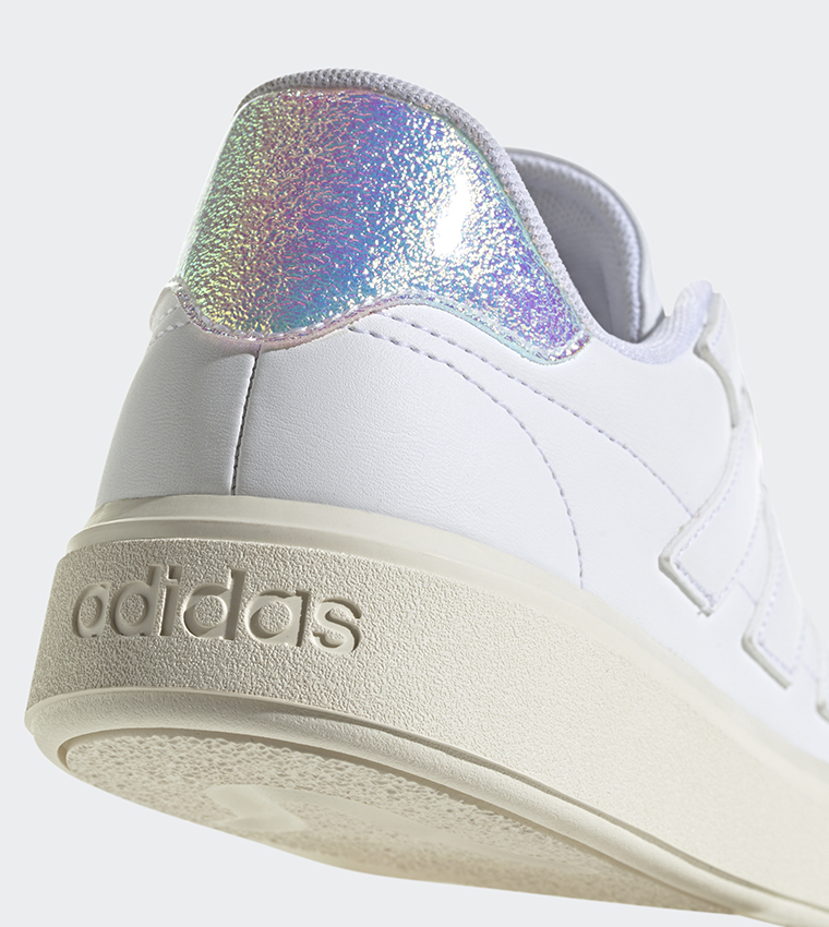 Buy Adidas COURTBLOCK Low Top Sneakers In White | 6thStreet UAE