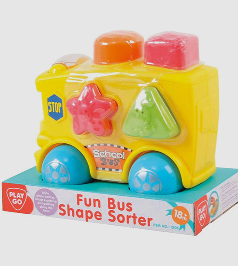 Buy R&B Kids Fun Bus Shape Sorter In Multiple Colors | 6thStreet Qatar