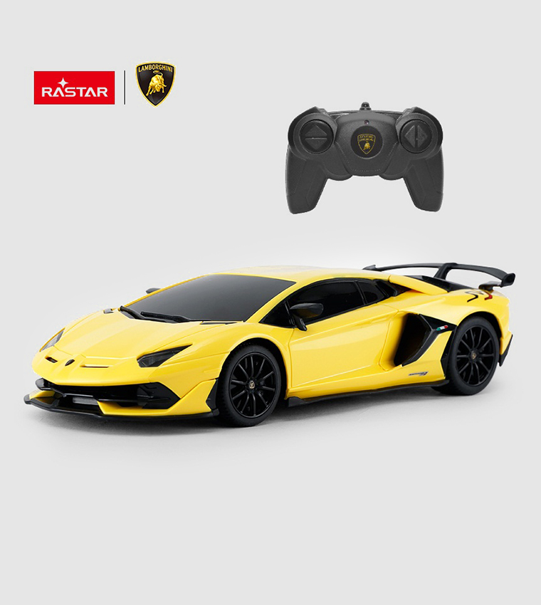 Buy R&B Kids Rastar R/C 1:24 Aventador Svj Yellow In Multiple Colors ...