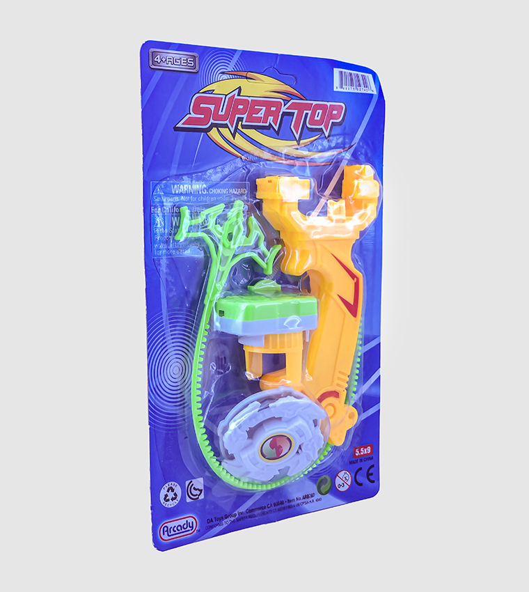 Buy JOHN TOYS Artoy Super Top Beyblade Style Play Set On Blister Card ...