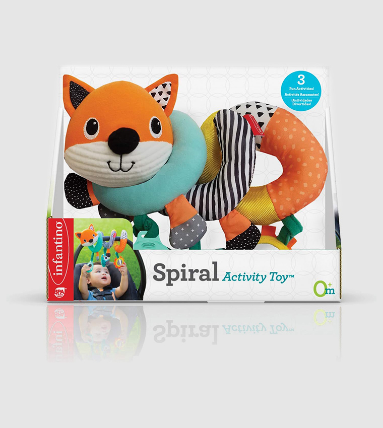 Buy Infantino Spiral Activity Toy Fox In Multiple Colors | 6thStreet UAE