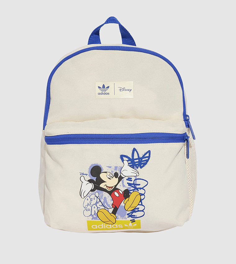Buy Adidas Mickey Mouse Printed Backpack In Off White | 6thStreet UAE