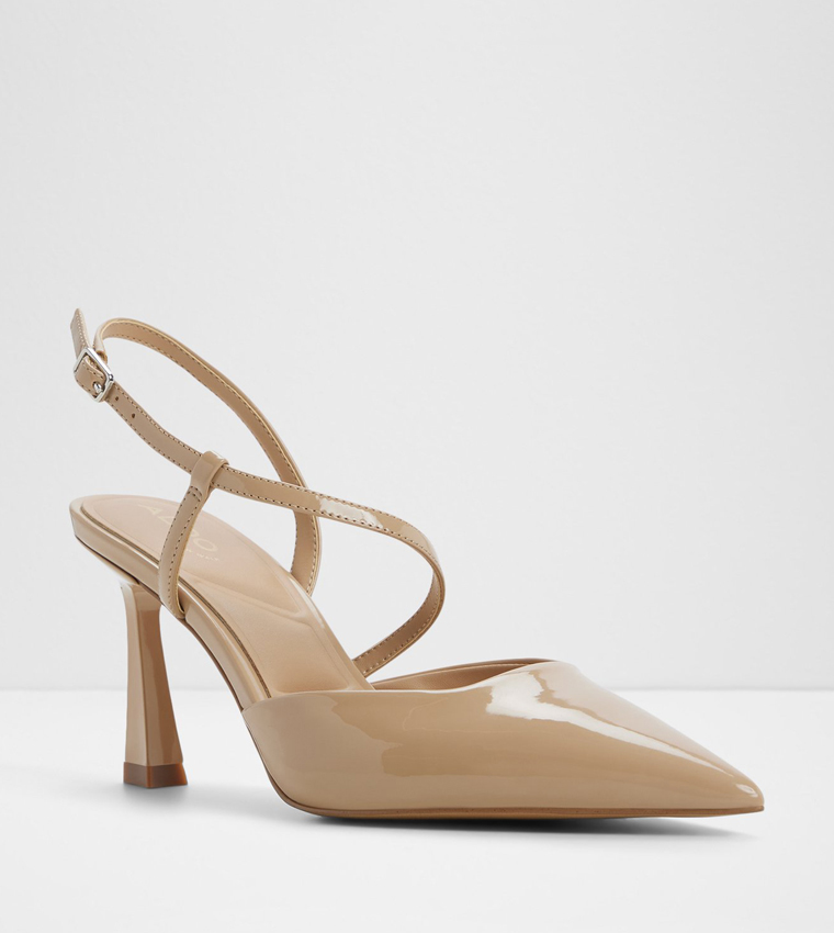Buy Aldo JULEZ Pointed Toe Slingback Pumps In Beige | 6thStreet UAE