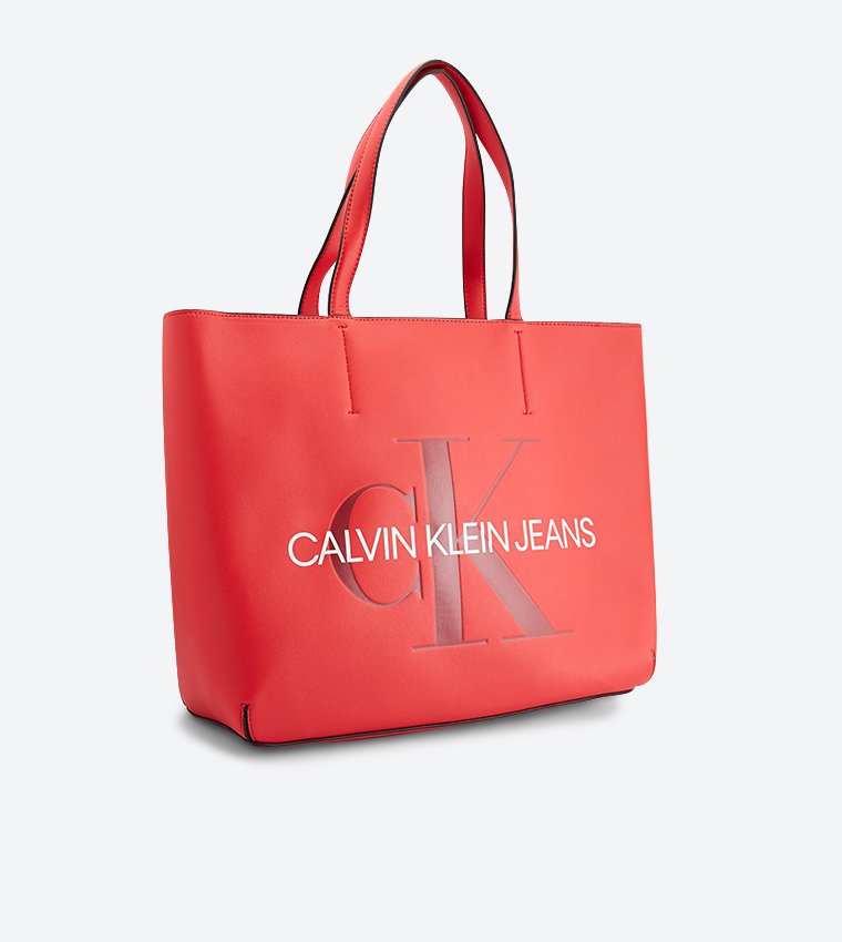 Calvin klein red tote store