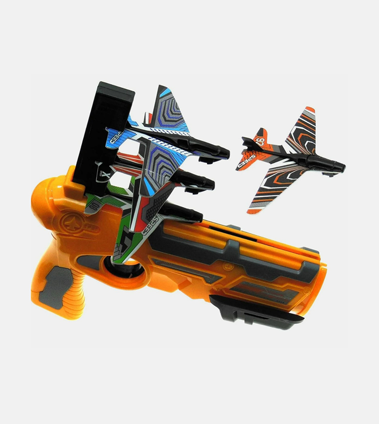 Buy Toonz Catapult Plane Toy Gun Air Battle One Click Ejection Model ...
