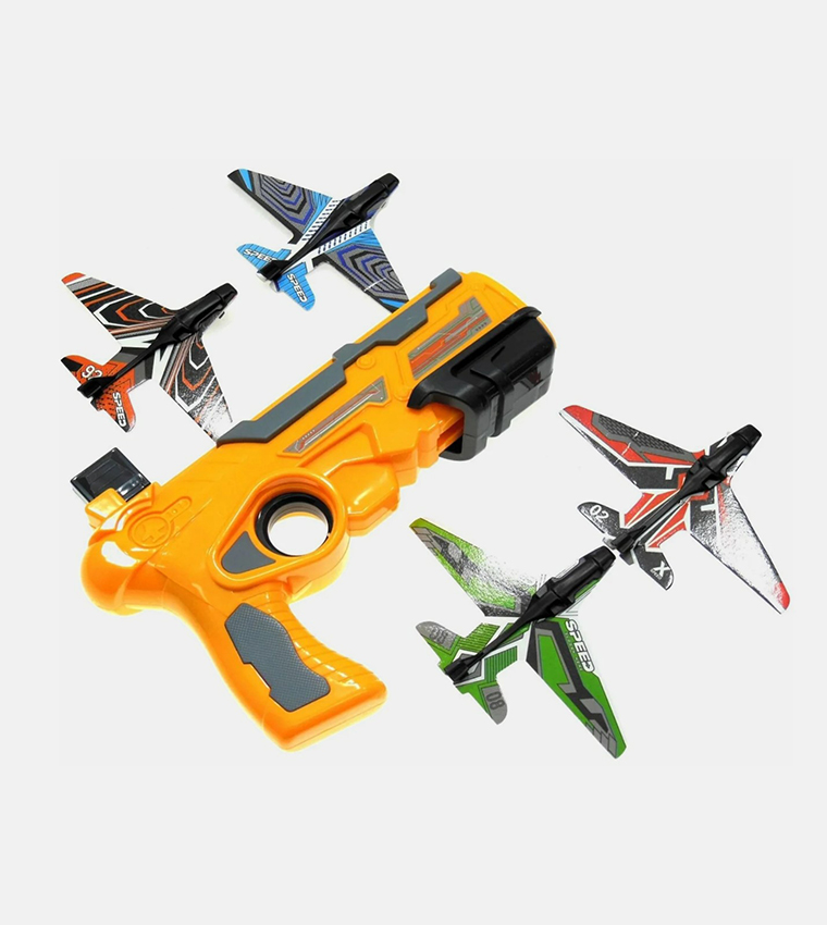 Buy Toonz Catapult Plane Toy Gun Air Battle One Click Ejection Model ...