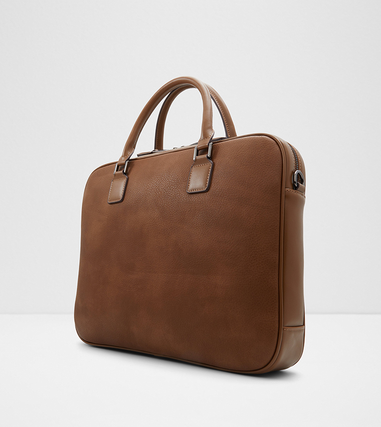 Buy Aldo KAUP Textured Laptop Bag In Brown | 6thStreet UAE