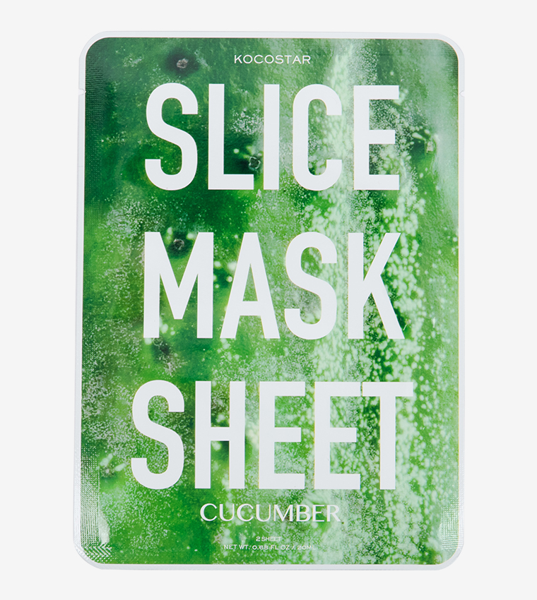 Buy Kocostar Cucumber Slice Mask Green In Green | 6thStreet Kuwait
