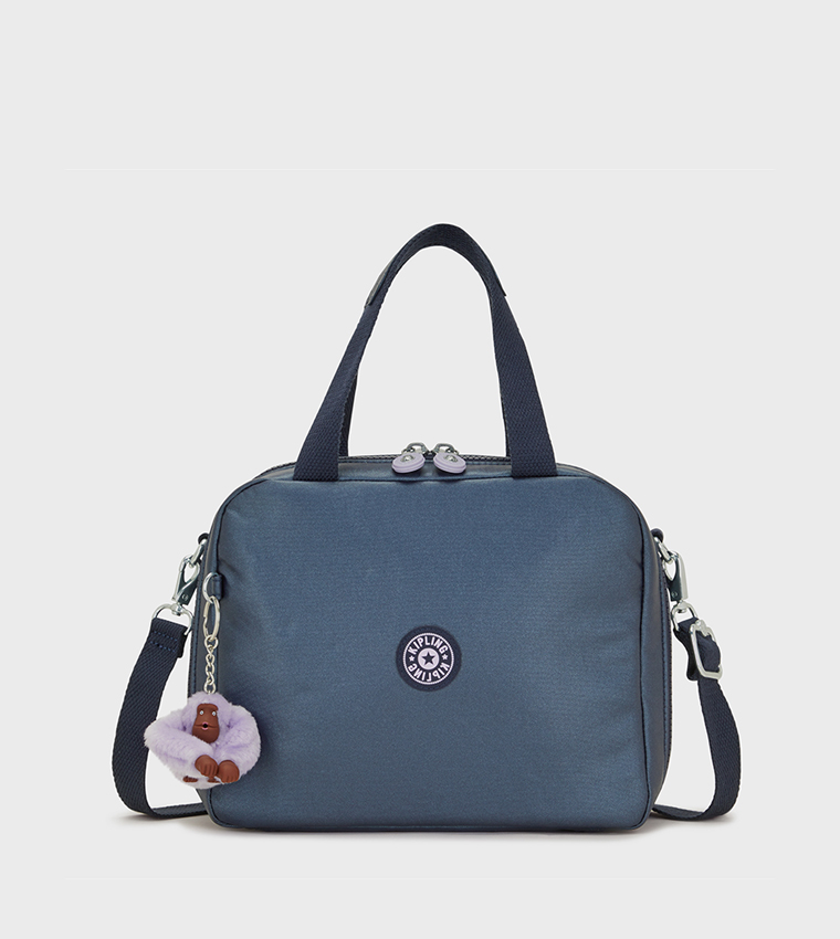 Buy Kipling MIYO Lunch Bag With Key Chain In Blue | 6thStreet Saudi Arabia