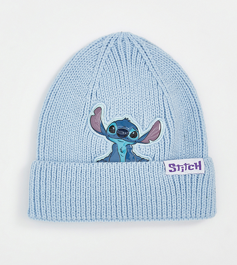 Buy LC Waikiki Stitch Embroidered Beanie In Light Blue | 6thStreet Qatar