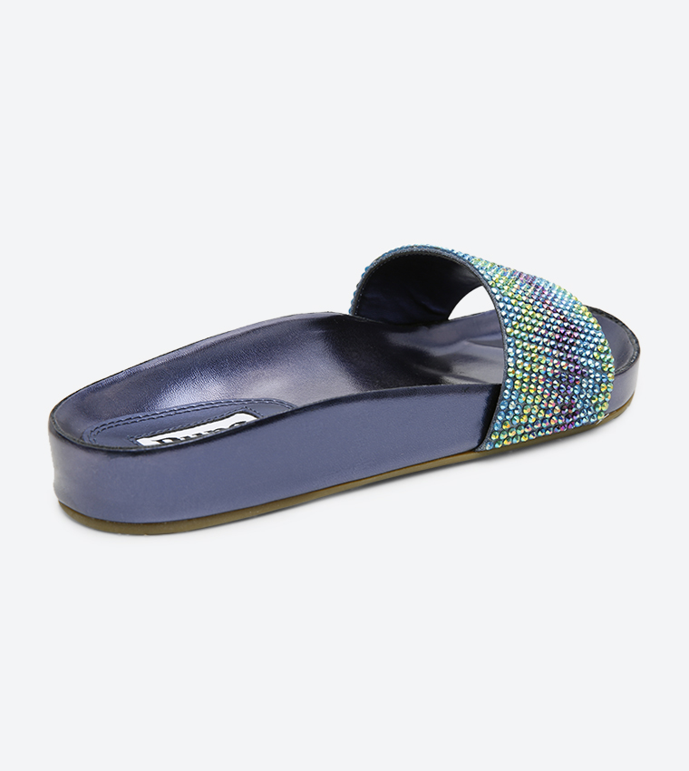 Buy Dune London Laizer Sandals Blue In Blue | 6thStreet Saudi Arabia