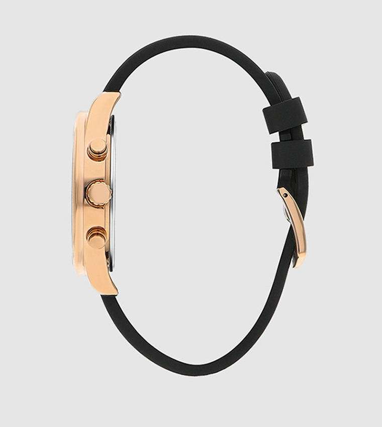 Buy Lee Cooper Multi Functional Black Dial Analog Watch In Black ...