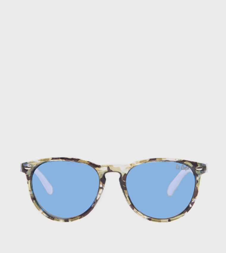 Buy Lee Cooper Polarized Blue Lens Wayfarer Sunglasses In Blue ...