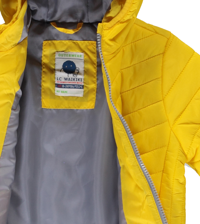 Buy LC Waikiki Woven Jacket Yellow In Yellow | 6thStreet Qatar