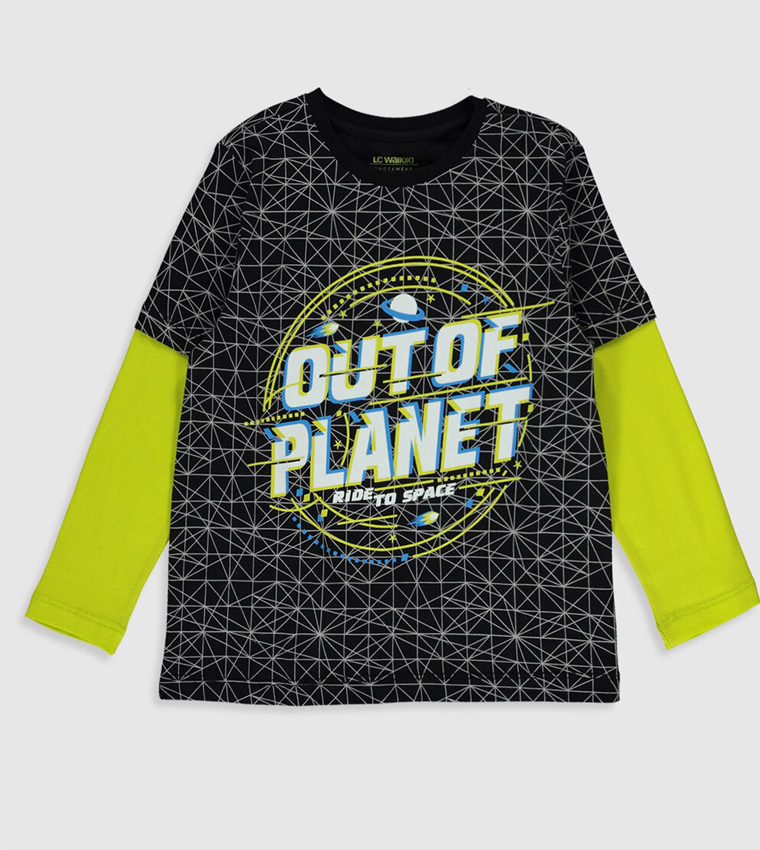 Buy LC Waikiki Key Pyjamas Set Long New Black In Black | 6thStreet Qatar