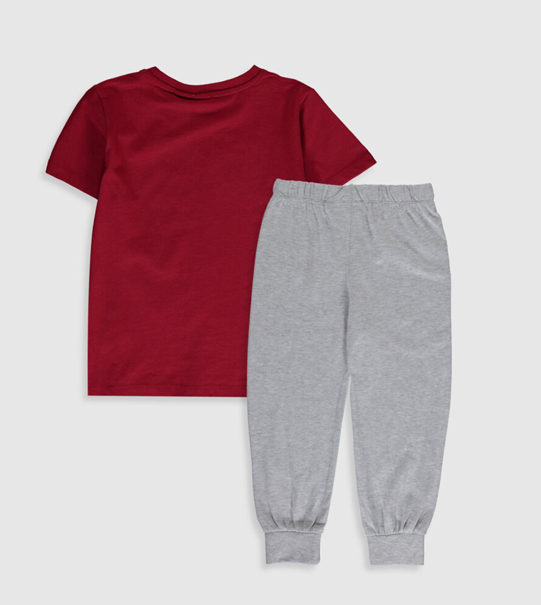 Buy LC Waikiki Key Pyjamas Set Short Red In Red | 6thStreet Kuwait